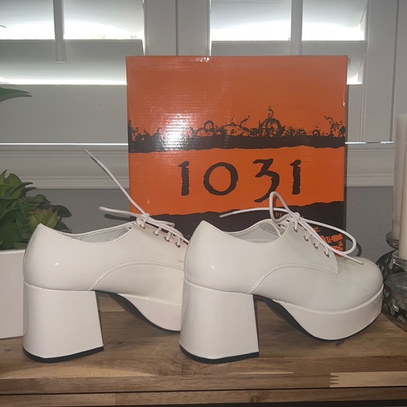 1031 | Shoes | 31 Disco Platforms Costume 3 Size 89 White | Poshmark